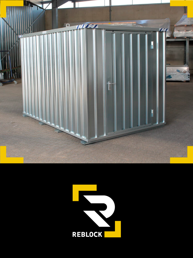 Ny 2x3 m Quickbuild lager containere, Sør Norge - Brakke - hall ...